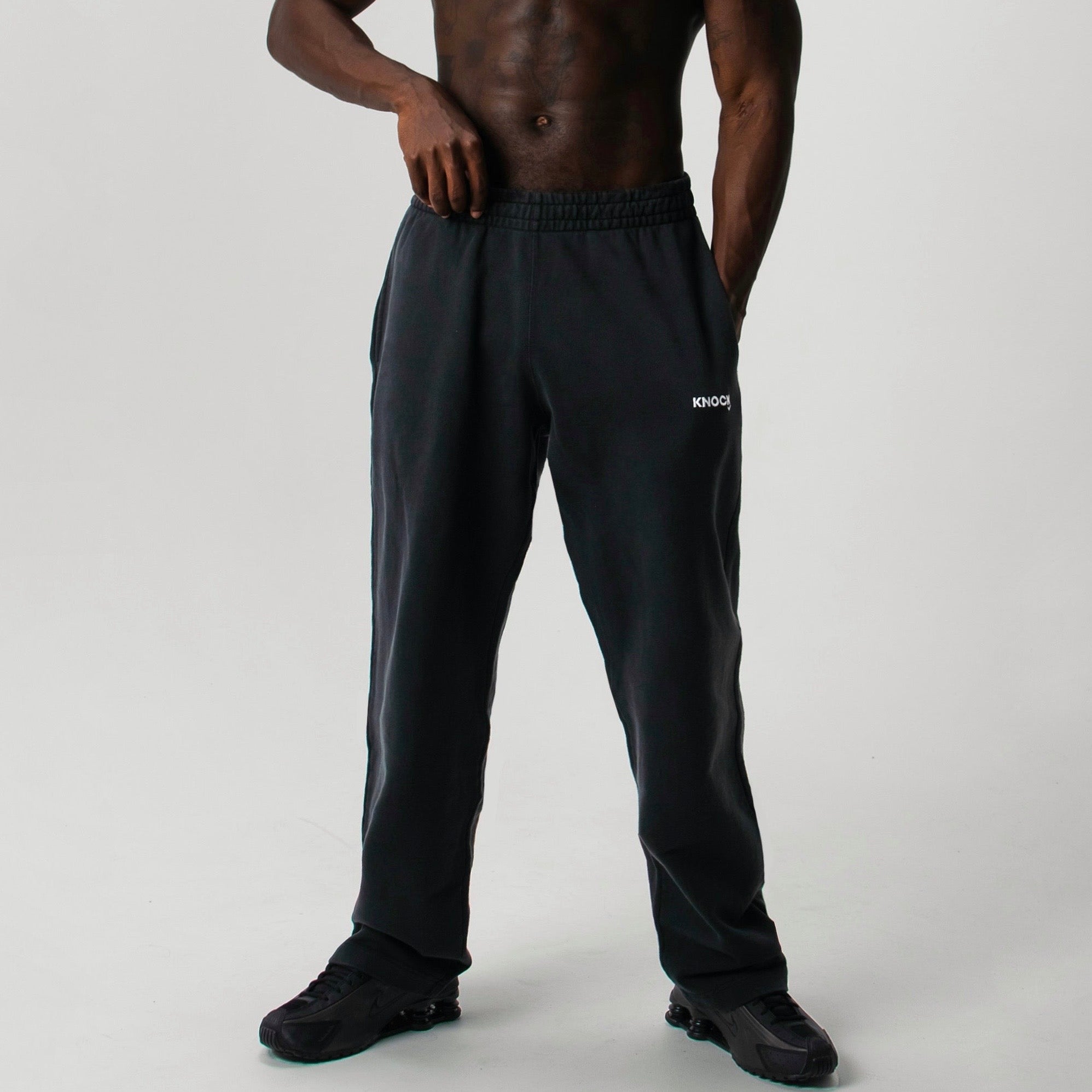 VINTAGE STRAIGHT CUT TERRY JOGGERS – KNOCK